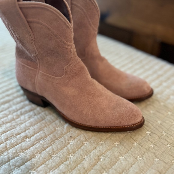 Tecovas | Shoes | Tecovas Pink Suede Boots 65 | Poshmark